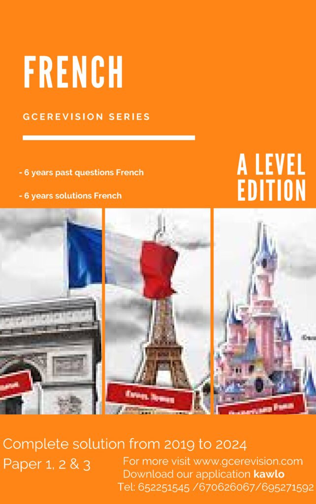 Advance Level French Pamphlet - cameroongcerevision.com